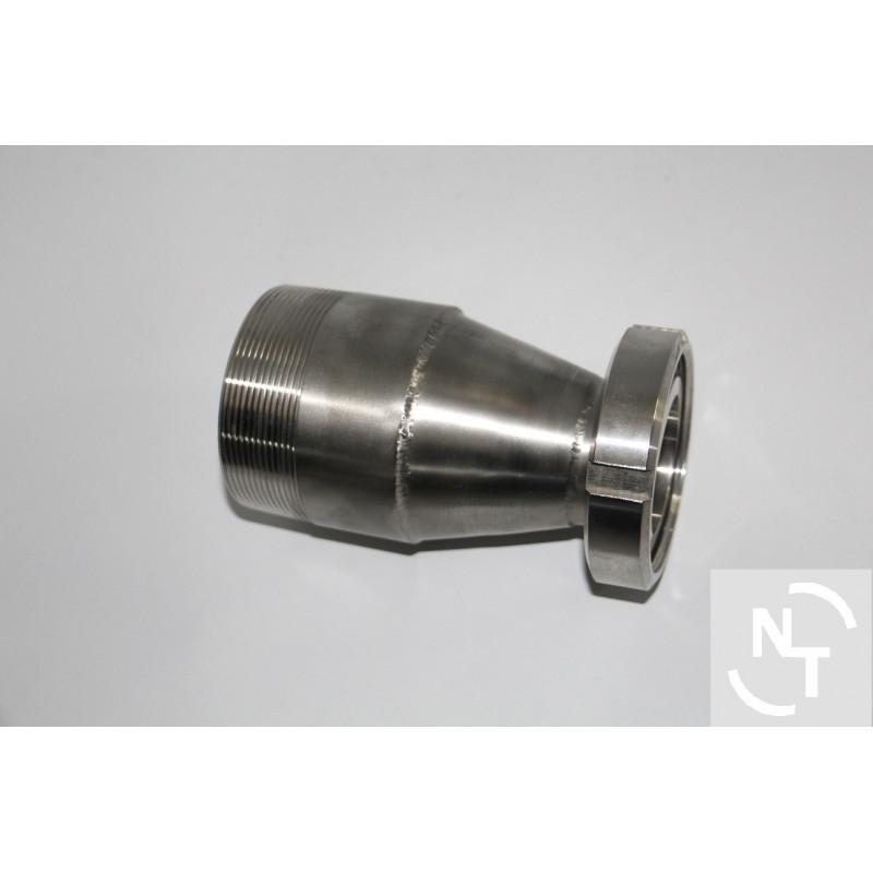 Redukcja spożywcza mleczarska DIN 11851 DN 50 ST+N x DN 80 gwint ...